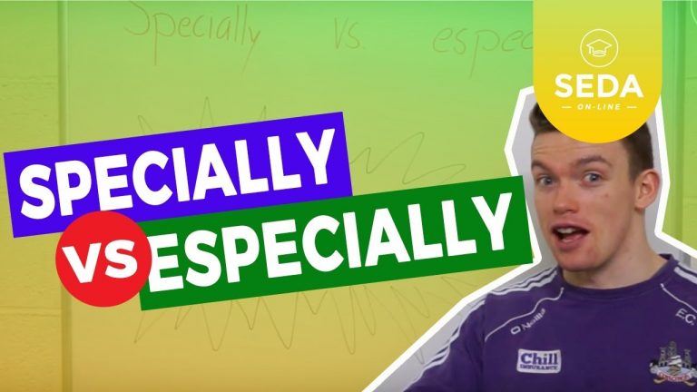 Entenda a diferença entre “especially”e “specially” - Blog SEDA College ...